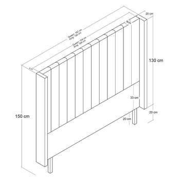 Decofurn | Bria Fabric Headboard | R2199 Save 20% – Decofurn Furniture