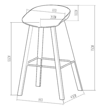Decofurn | Vegas Luxury Kitchen Stool | R849 Save 15% – Decofurn Furniture