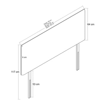 Decofurn | Zoe Fabric Headboard | R799 Save 20% – Decofurn Furniture
