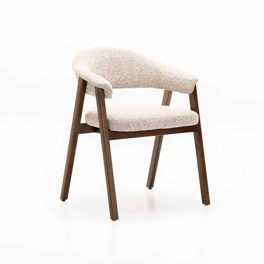 Decofurn | Alora Wooden Leg Dining Chair - Walnut Leg | – Decofurn ...