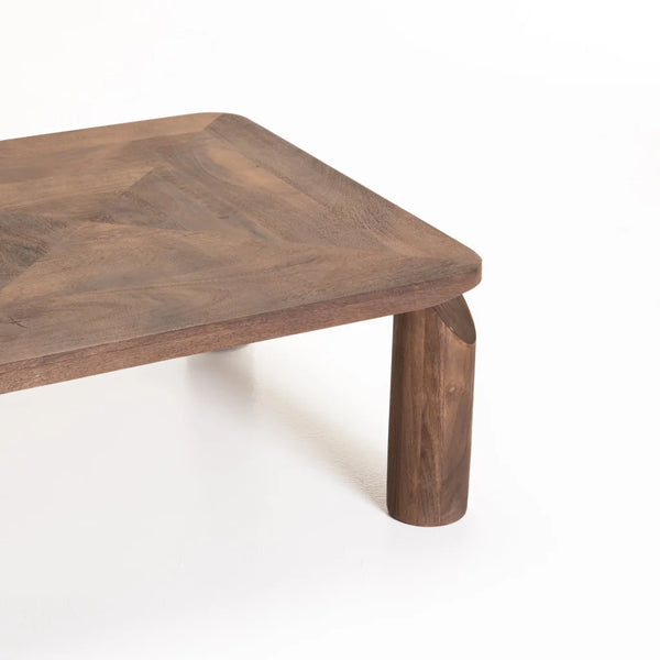 Decofurn | Deva 80x80cm Solid Wood Coffee Table-dark Brown – Decofurn ...