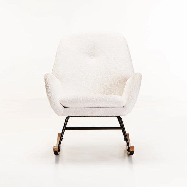 Decofurn | Indy Fleece Rocking Chair - Cream | R2199 Save – Decofurn ...