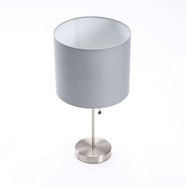Decofurn | Table Lamp Metal Base Grey Fabric Shade | R269 – Decofurn ...