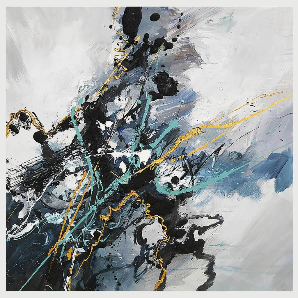 Decofurn | Oil Painting Art Ys Lightening Splash 100x100 | – Decofurn ...