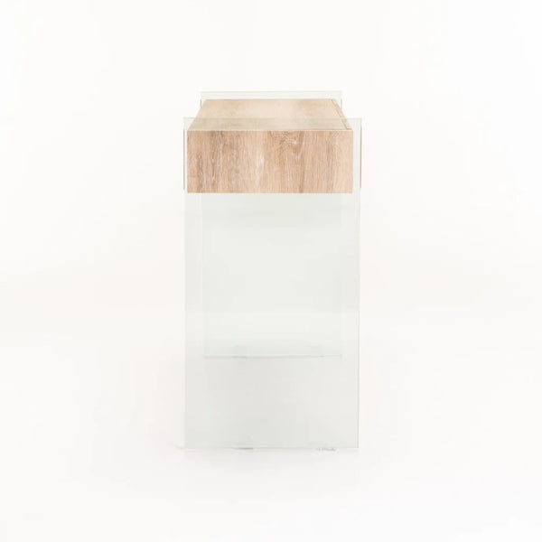 Decofurn | Opal 110x40cm 12mm Tempered Glass Console with – Decofurn ...