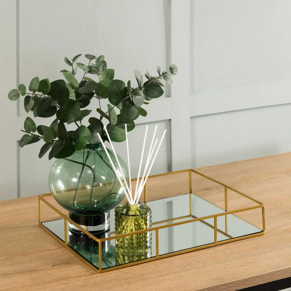 Decofurn | Ray Single Rectangle Tray Mirror Trays | R199 – Decofurn ...