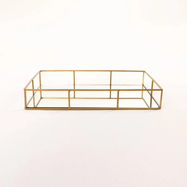 Decofurn | Ray Single Rectangle Tray Mirror Trays | R169 – Decofurn ...