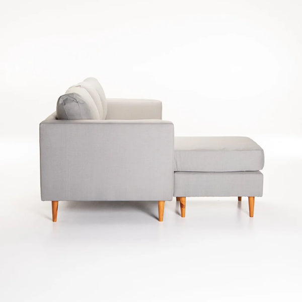 Decofurn | Santino Fabric Corner Chaise - Platinum/natural – Decofurn ...