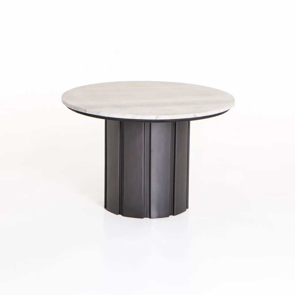 Decofurn | Vin 60cm Round Stone Top Coffee Table 39cm h | – Decofurn ...